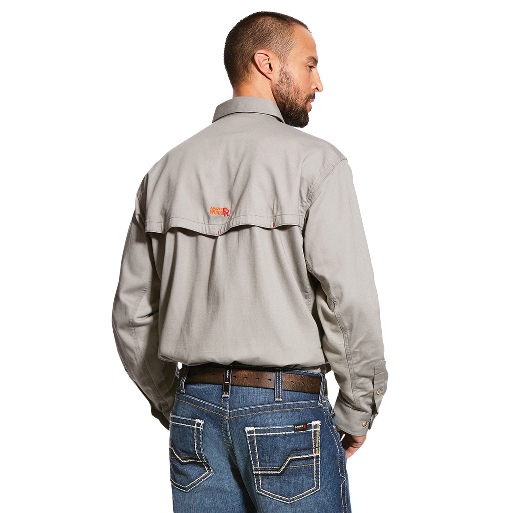 ARIAT FR - FR SOLID VENT WORK SHIRT - 10019063 – Bighorn Boots and Work ...